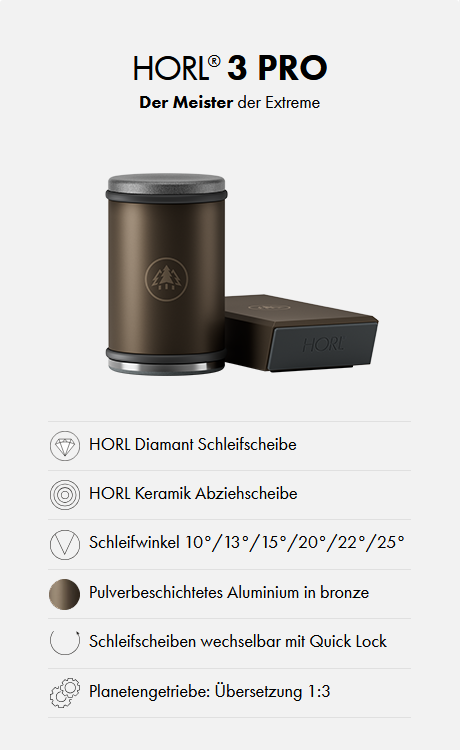 HORL 3 Cruise Rollschleifer & Magnetschleiflehre